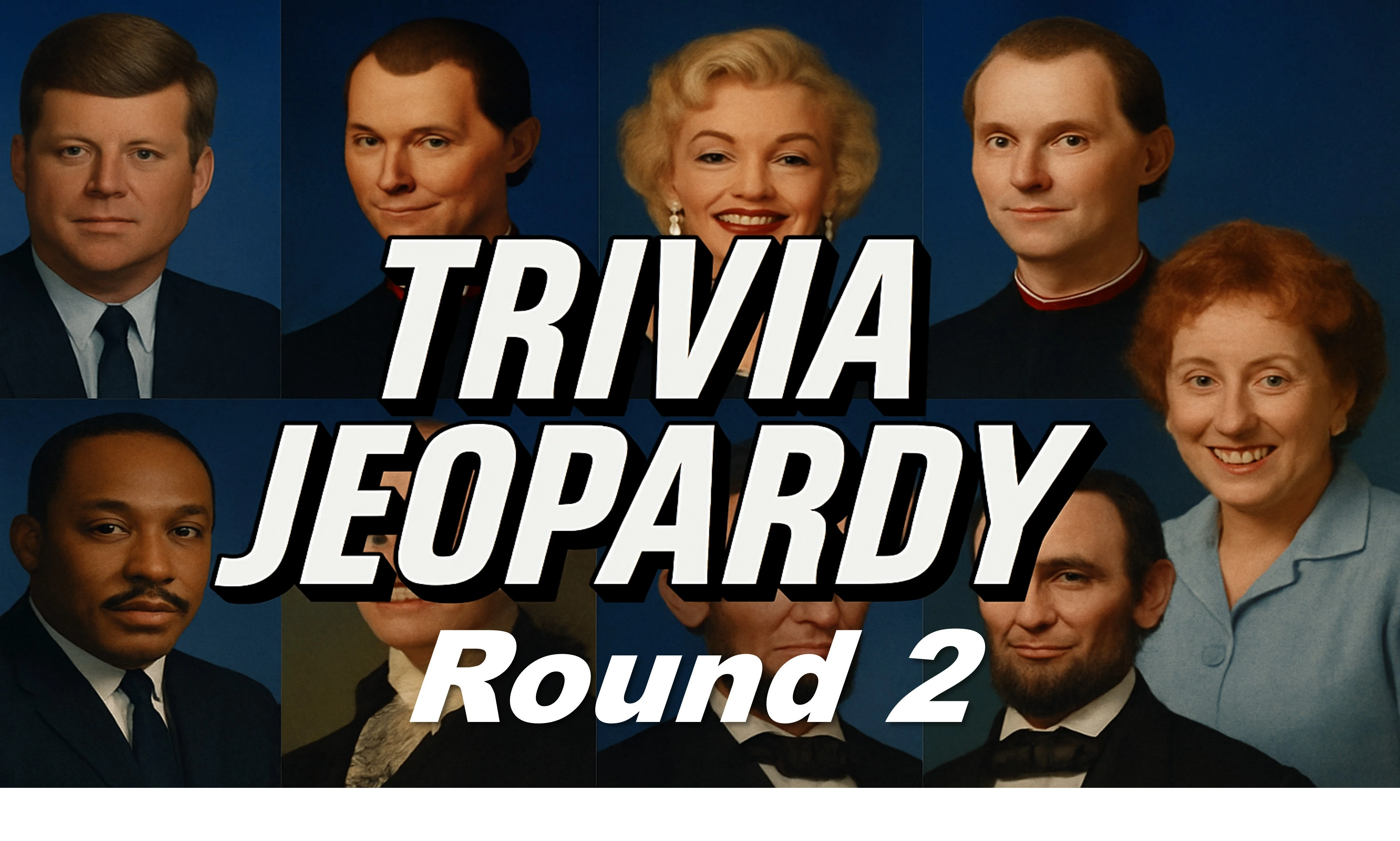 Trivia Jeopardy Round 2 - Custom Trivia Quiz Maker