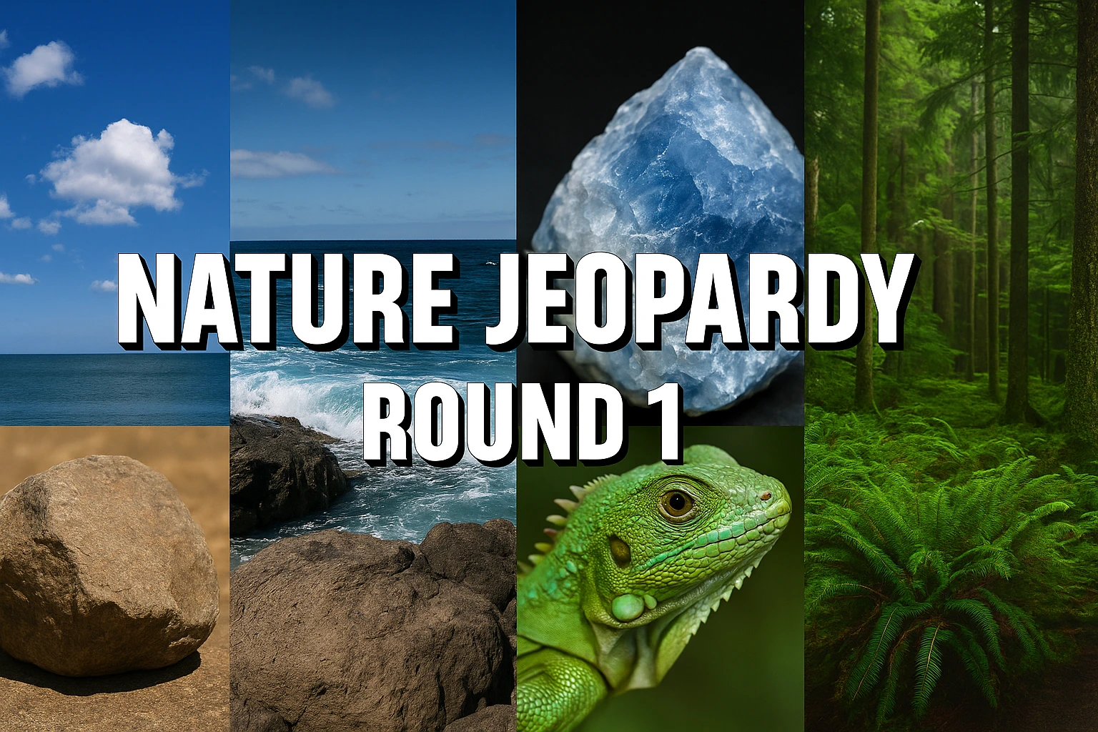 Nature Jeopardy Round 1 - Custom Trivia Quiz Maker