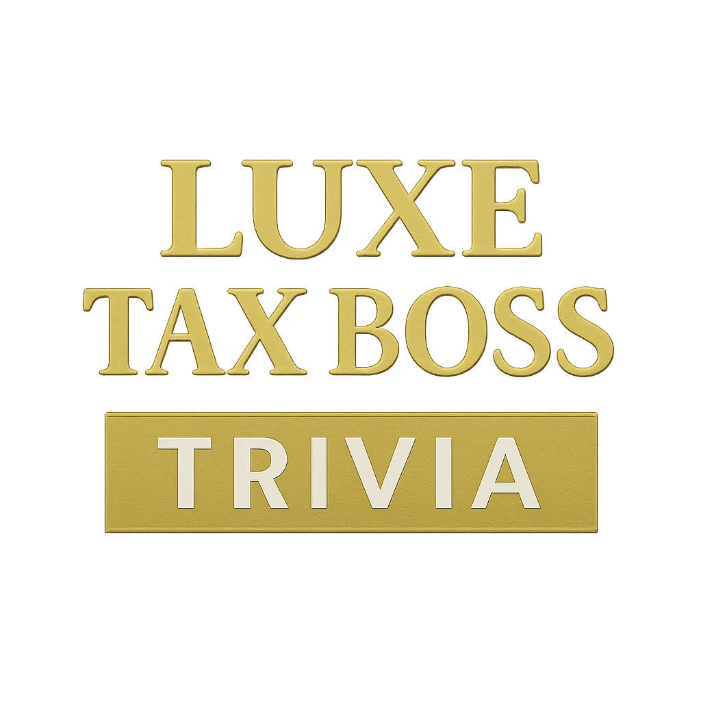 Luxe Tax Boss - Custom Trivia Quiz Maker